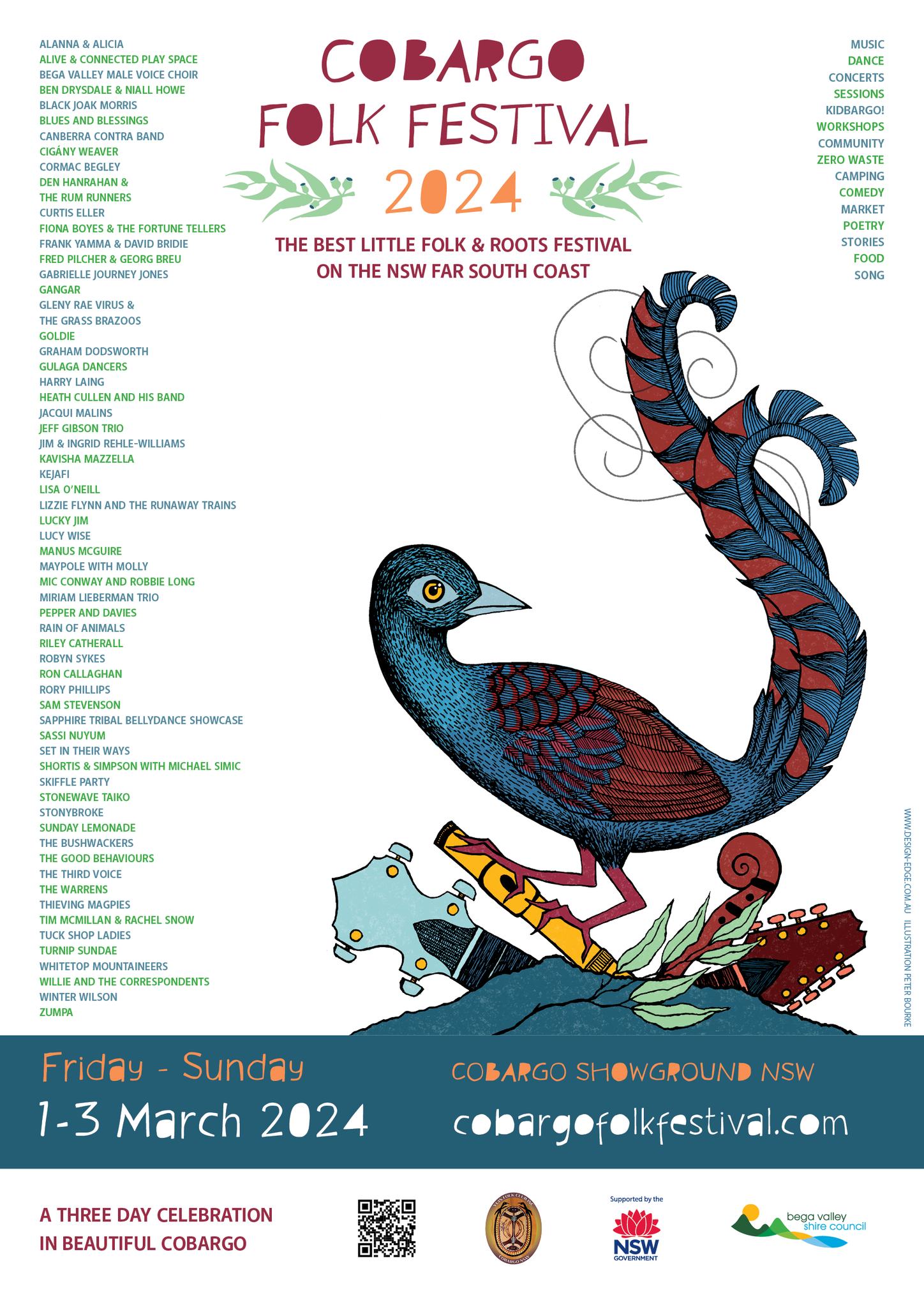 Cobargo Folk Festival – Lizzie Flynn & The Runaway Trains – Lizzie Flynn